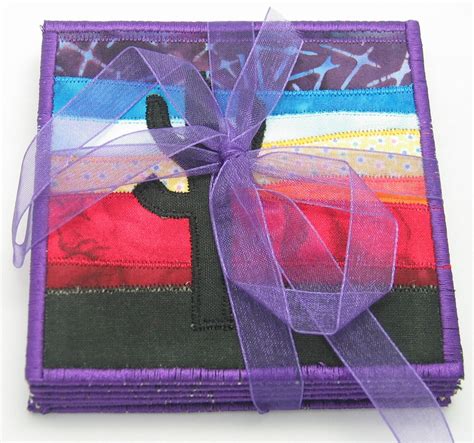 Tequila Sunrise Coasters Set Of 6 Etsy