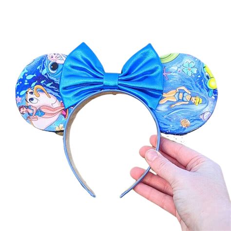 Summer Princess Floaties Fabric Mouse Ears Etsy