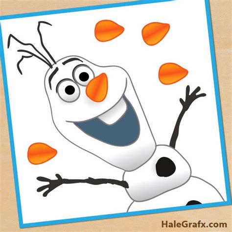 Olaf Free Printable Pin The Nose Oh My Fiesta In English