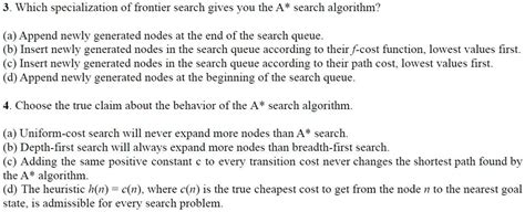 Solved Can You Help With This Artificial Intelligence Question 3