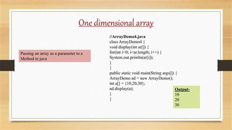Lecture 7 Arrays Pptx