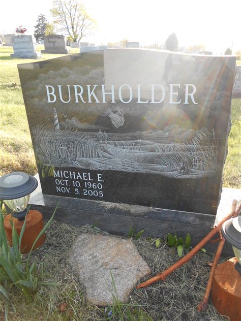 Michael E Burkholder 1960 2005 Find A Grave Memorial
