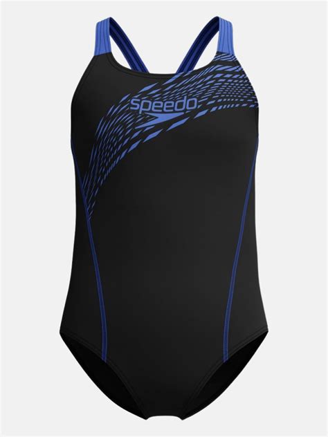 Speedo Girls Medley Logo Medalist Swimming Costumes Nencini Sport