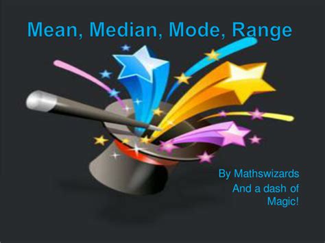 Mean Median Mode Clip Art Mean Median Mode Range Powerpoint