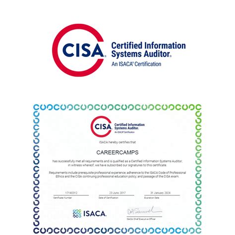 Isaca Official Cisa Certification Camp Career Camps Inc