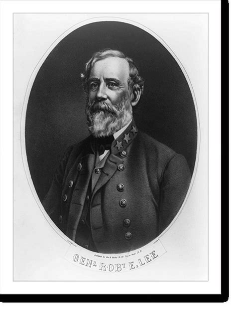 Historic Print Genl Robt E Leejl Giles Lith 16 X 20