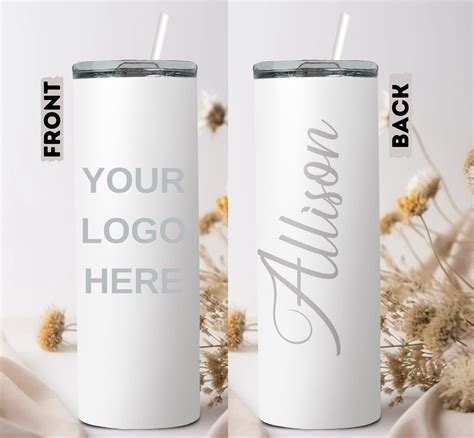 Personalized 20oz Tumbler Add Your Logo Custom Laser Engraved Cup