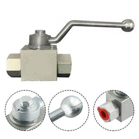 Valvola Idraulica Valvola A Sfera In Acciaio 7250 Psi Alta Pressione