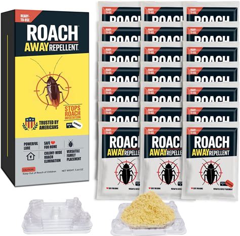 30 Pack Roach Repellent Powder Bait Station Roach