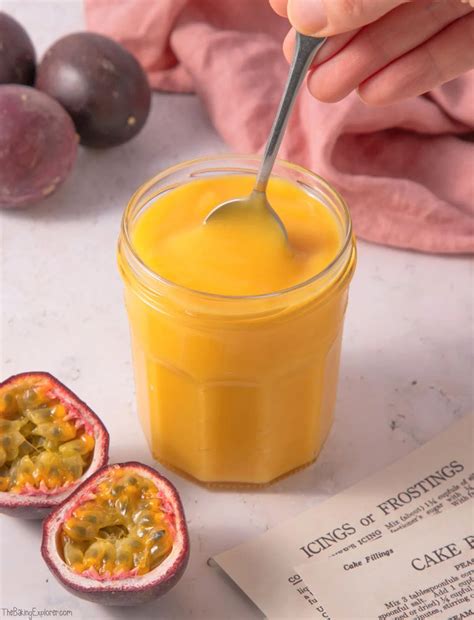 Homemade Passion Fruit Curd The Baking Explorer