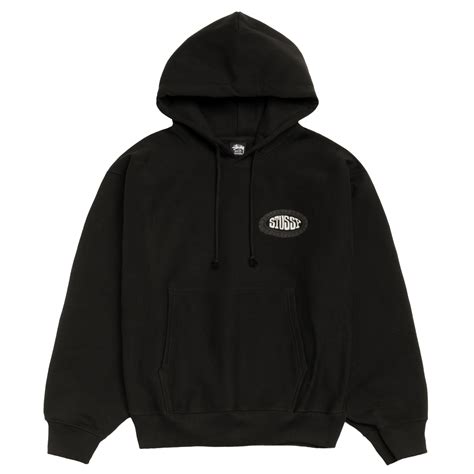 Stussy Tile Oval Hood Blac Dsmg E Shop