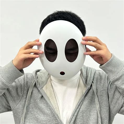 Shy Guy Plastic Mask Unisex Adult Cosplay From Ddmymaster 13 09