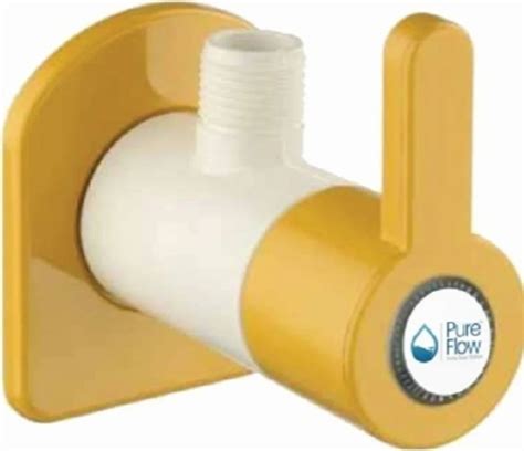Pvc Prime Yellow Pure Flow Angle Cock For Bathroom Fitting At ₹ 396