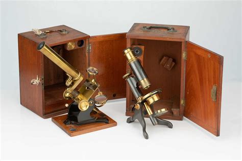 Lot 232 Two Brass Microscopes