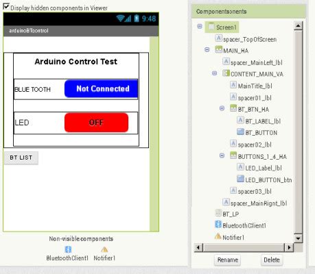 Turning A LED On And Off With An Arduino A HC And Android Martyn Currey
