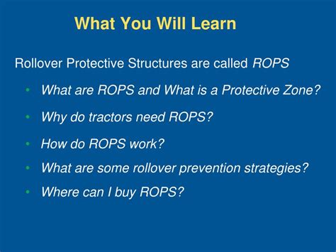 Ppt Rollover Protective Structures On Tractors “ Reasons For Rops