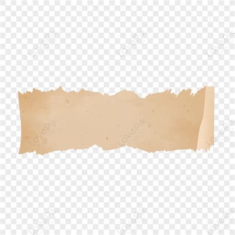 깨진 된 종이 일러스트 빈티지 스크랩북 노트 메모 편지지판지실감 나는 Png 일러스트 무료 다운로드 Lovepik