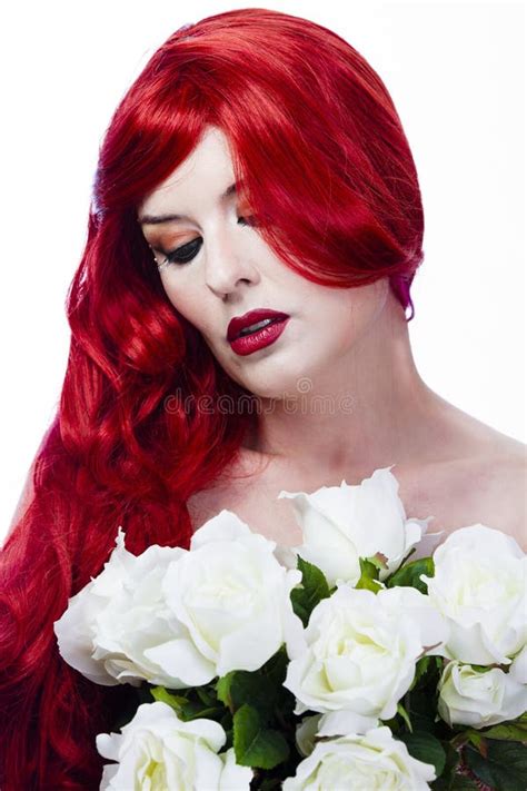 Maid Of Honor Stock Photo Image Of Setting Flowers White