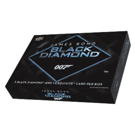 2023 Upper Deck James Bond 007 Black Diamond Hobby Box Release Date