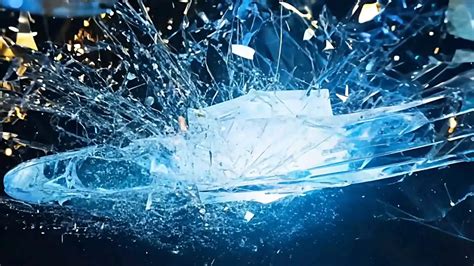 Cinematic Glass Breaking Effect Overlay For Thriller Openers Videos