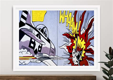 Whaam By Roy Lichtenstein Iconic Pop Art Prints Blue Horizon Prints