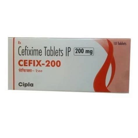 200mg Cefixime Tablet At Rs 10942box Sambhaji Nagar Nagpur Id
