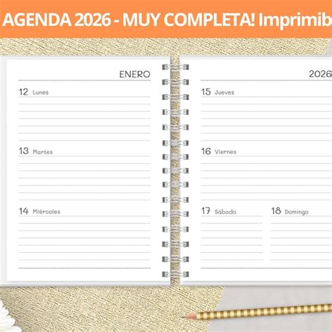 Calendario Cristiano 2026 Para Imprimir Etsy España