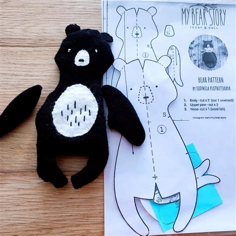 Making My First Plush Teddy Bear Free Pattern R Sewing