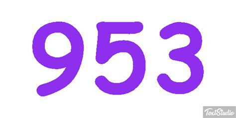 953 Number Animated  Logo Designs