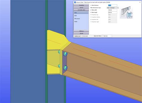 Haunch End Plate Splice Autodesk Community
