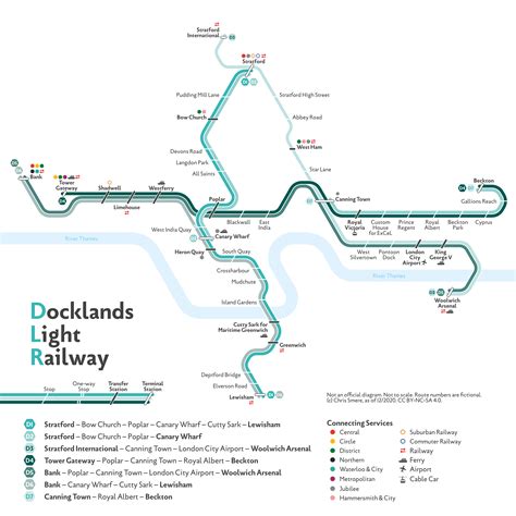 Here We Go With The Docklands Light Railway Dlr Network And My Totally