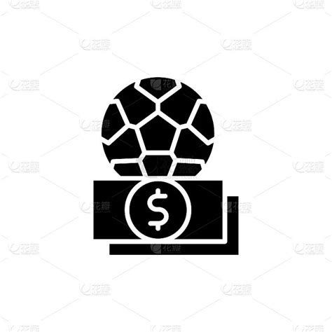 运动打赌线图标。孤立的向量元素。素材 花瓣网