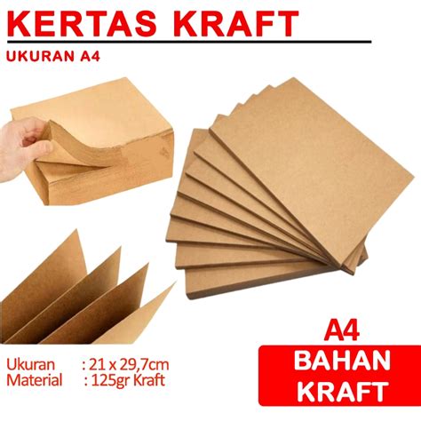 Kraft Paper Samson Contents A4 Brown Paper Flower Paper T Paper Kraft Paper 125gr