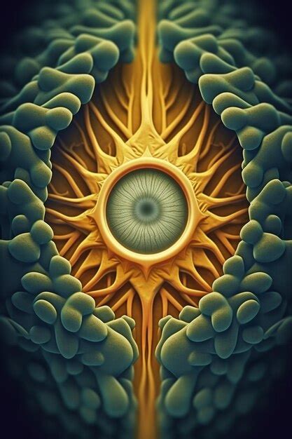 Premium Ai Image A Close Up Of A Human Eye Surrounded By A Group Of Small Generative Ai