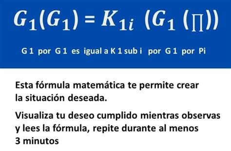 Grigori Grabovoi Formula G1 G1 K1i G1 П Explicación Aplicación Y