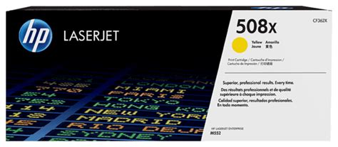 Hp 508x High Yield Yellow Original Laserjet Toner Cartridge Cf362x