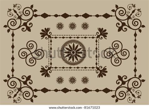 Classic Template Stock Vector Royalty Free 81671023 Shutterstock
