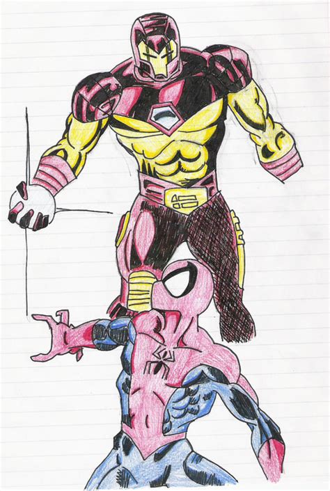 Iron Man And Spider Man V3 By Glwills1126 On Deviantart