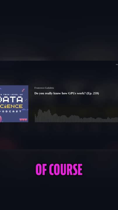 Data Science At Home Podcast On Linkedin Cuda Gpus Programming