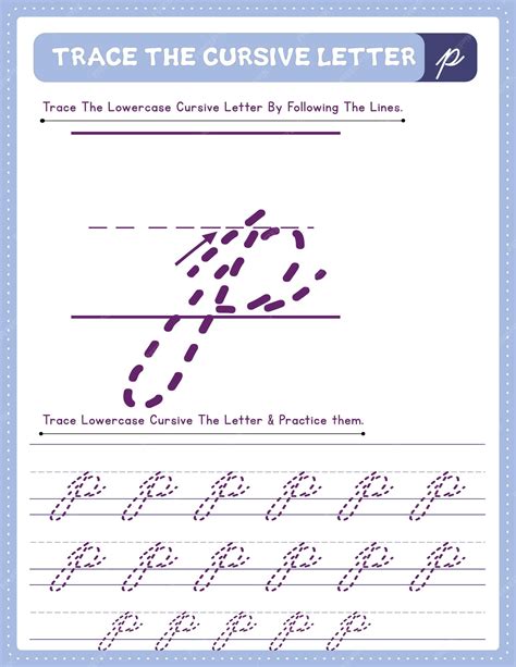 Premium Vector English Lowercase Cursive Letter Tracing Handwriting