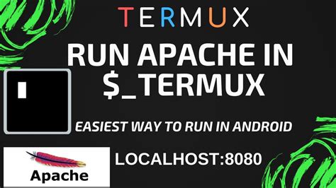 Run Apache Server In Termux Android Termux Tutorials Youtube