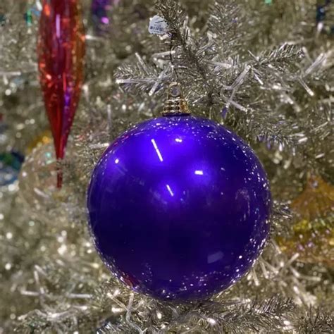 Farrisilk Ball Ornaments Purple Candy Apple Ball Ornament 6