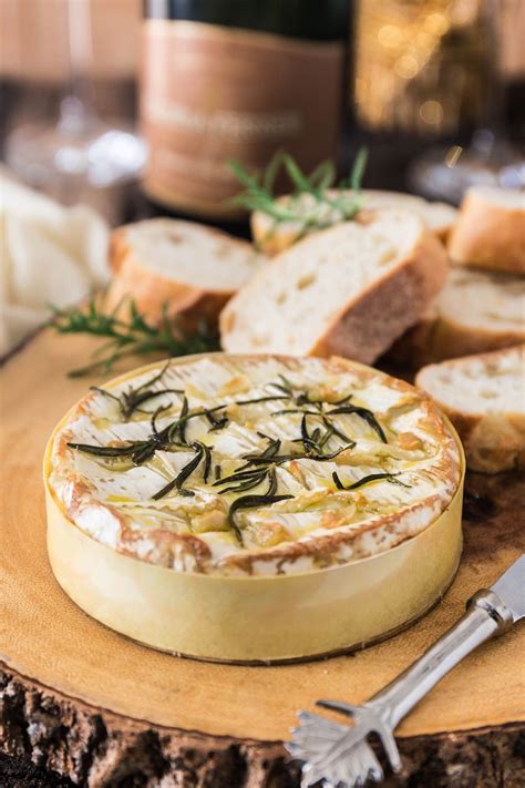 Baked Camembert With Garlic And Rosemary A