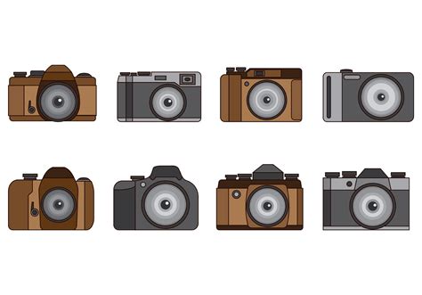 Set Of Camara Vector 122536 Vector Art At Vecteezy