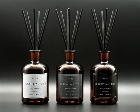 Reed Diffuser Bottle Label Template Canva Editable Room Fragrance Bottle Label Design Oz Oz