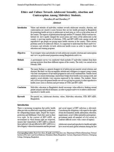 Jurnal Ujian Obgyn Pdf Sexually Transmitted Infection Adolescence