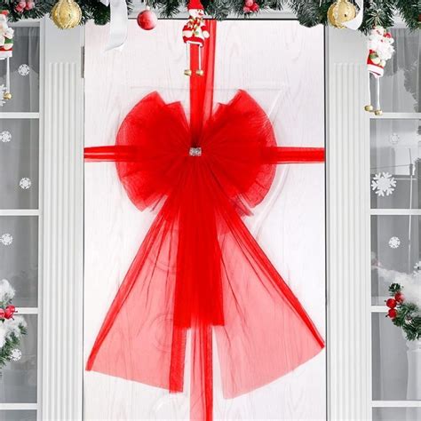 Full Wrap Extra Large Attractive Front Door Bow Traditional Bow