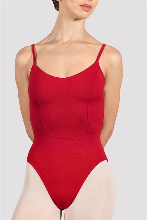 Ladies Ruby Scoop Back Leotard Red Bloch Dance Us
