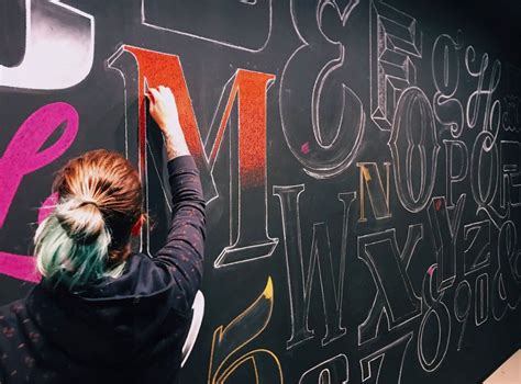 Chalk Lettering Murals By Cristina Pagnoncelli Daily Design