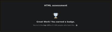 Yayy Html Assesment Passed D Raghuram Subramani